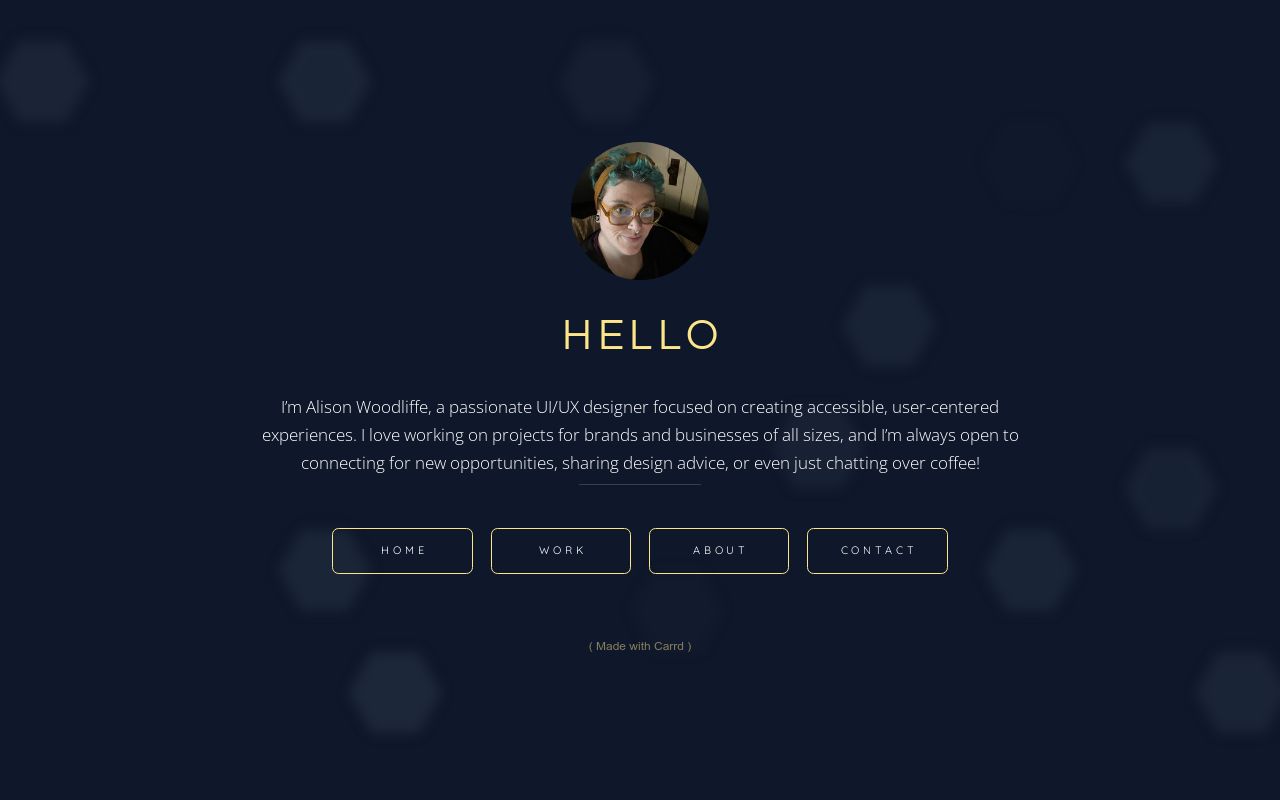 UI/UX Designer Alison Woodliffe